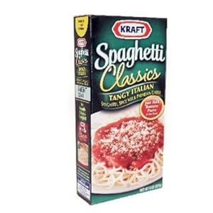 Amazon.com : Kraft Spaghetti Classics Tangy Italian Spaghetti, Spice ...