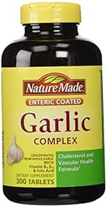 Amazon.com: Nature Made Garlic Complex with Vitamin B6, Vitamin B12 and ...