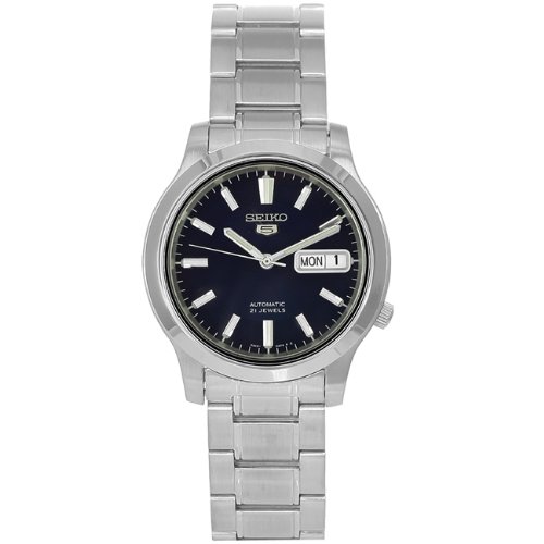 Seiko 5 Men’s SNK793 Automatic Stainless Steel Blue Dial Watch Reviews ...