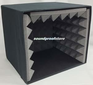 Amazon.com: Portable Microphone Studio Voice Booth Isolation Box ...