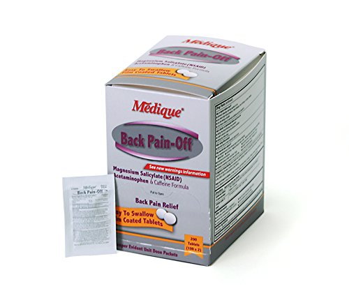 Medique Products 07347 Back Pain-Off Pain Reliever, 200 Tablets Health ...