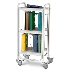 Amazon.com: Winco Manufacturing Rolling Ring Binder Cart - Model 710 ...
