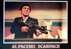 Amazon.com: HUGE LAMINATED / ENCAPSULATED Scarface - Machine Gun Colour ...