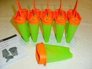 Amazon.com: Tupperware Lollitups Freezer Popsickle set: Ice Pop Molds ...