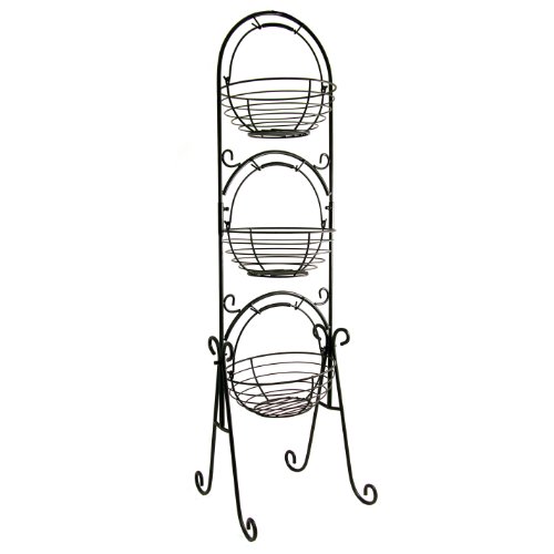 !* Best Buy Mesa Home Products Scroll 3-Tier Floor Basket Stand | My ...