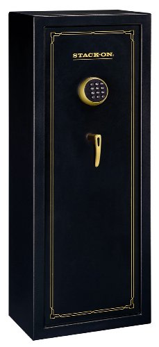 Stack-On GSB-710E 10-Gun Safe with Electronic Lock, Black