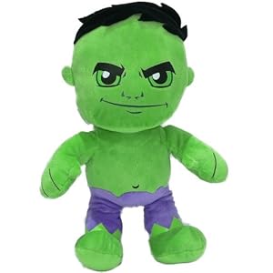 Amazon.com: MARVEL SUPERHERO SQUAD 10 INCH HULK PLUSH SOFT TOY: Toys ...
