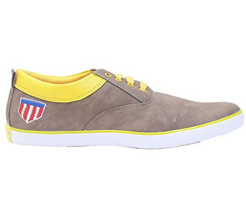Buy Shoe Mate Yellow Canvas Shoes For Men on Amazon | PaisaWapas.com