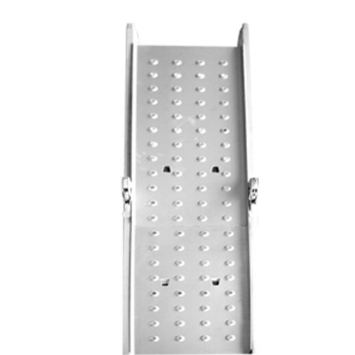 Neiko 2-Piece Metal Step-on Plates for 12' Extended Multi-fold Aluminum ...