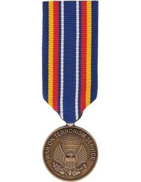 Amazon.com: ML-M1166, Global War On Terrorism Service (Resized) Mini ...