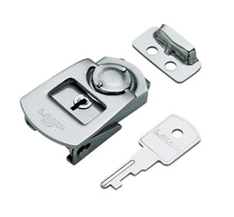 Stainless Steel 304 Mini Draw Latch, Plain Finish, Key Locking, 2 1/2 ...
