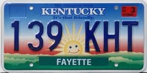 So I bought a new car last month and my new Ohio plate just arrived ...