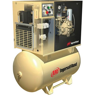 Cheap – Ingersoll Rand Rotary Screw Compressor w/Total Air System – 230 ...