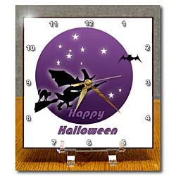 Halloween Witch Clock - FindGift.com