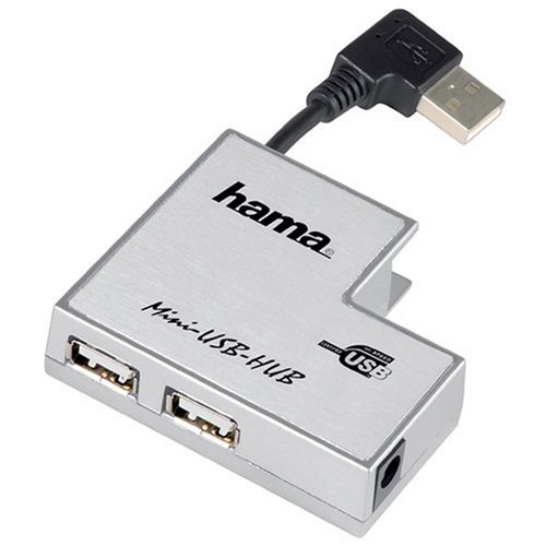Netzwerkgeräte Kaufen: Hama USB 2.0 Notebook Hub 1:4