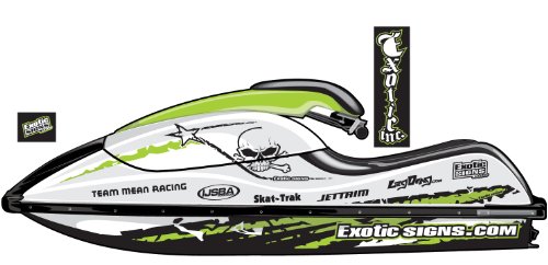 Kawasaki 800 SX-R Team Mean Graphic Kit - EK0058K800 - Bumper Stickers ...