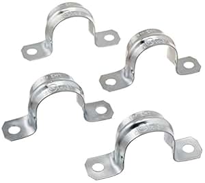 Halex 26163 4 Count 1-Inch EMT Two-Hole Strap - Pipe Supports - Amazon.com