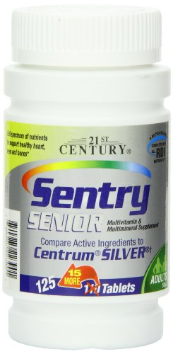 Sentry Senior, Multivitamin & Multimineral for Adults 50+, 110 Tablets ...