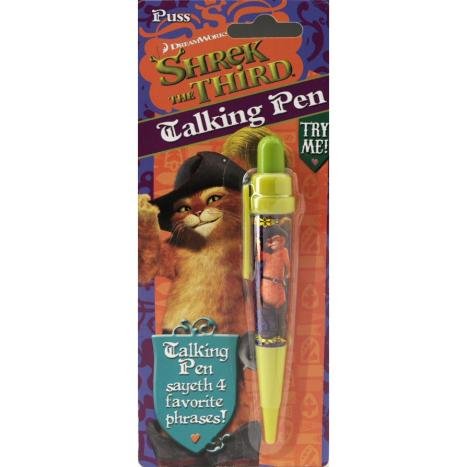 Shrek The Third Puss N Boots Talking Pen @ niftywarehouse.com ...