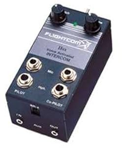 Amazon.com : Flightcom Model IISX Voice Activated Portable Aviation ...