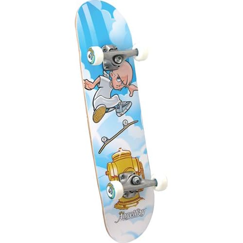 Amazon.com : Powell Angelboy Kick Flip Complete Skateboard (7.375 x 29. ...