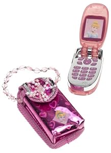 Amazon.com: Disney Princess Play Cell Phone with Carrying Case ...