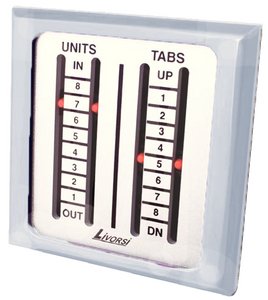 Amazon.com : Livorsi Marine MI2DBKBK Mech Trim Indicator 2 Driv Black ...