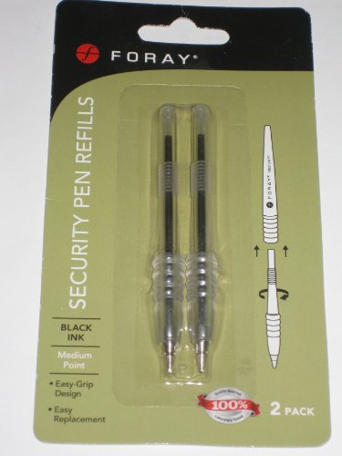 Foray Security Pen Refills – Black Ink – 2 Pack Reviews | school ...