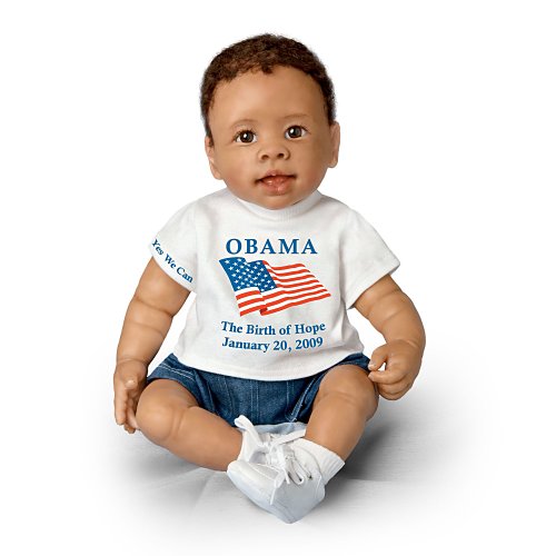President Barack Obama Commemorative Baby Doll: Obama Birth Of Hope by ...