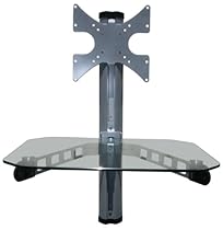 Mount-It! Wall Mounted TV and Component Shelf Combo DVD DVR VCR Wall ...