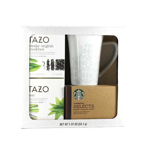 Купить Starbucks Mug, Wafers and Tazo Tea Gift Set в интернет-магазине ...