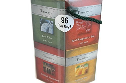 Timothy's Tea - 96 Tea Bag Gift Set and Sampler | eBay