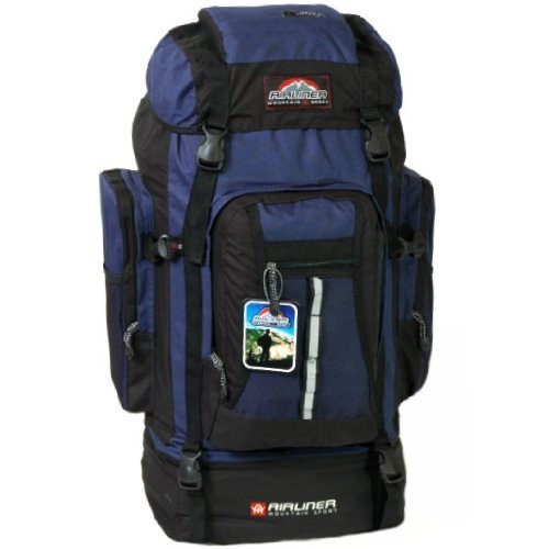 Karabar Outdoor und Trekkingrucksack Manaslu 80 Liter (Schwarz / Blau ...