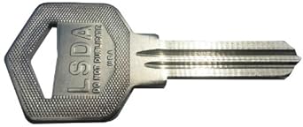 LSDA20 NICKEL PLATED RESTRICTED KEY BLANK 6 PIN: Industrial Products ...