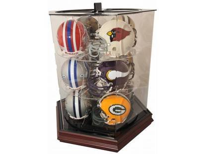 Caseworks 12 Mini Helmet Rotating Display Case - Buy Display Cases