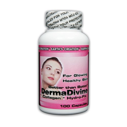Derma Divine Type I Collagen Hydro-fix - 100 Capsules By Earth's ...