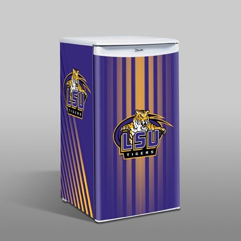 #!Cheap LSU Tigers Counter Top Fridge | Dorm Room Refrigerator