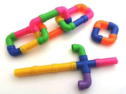 50 Pipe Connectors with Backpack - Tube Builders Tubation Stacking ...