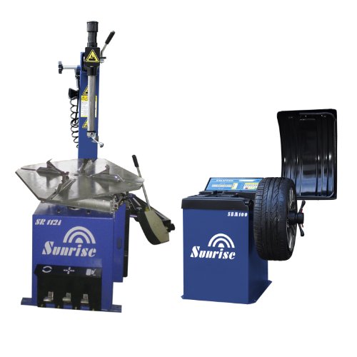 Sunrise Tire Changer Wheel Changers Machine Rim Balancer Combo Rim Cla ...