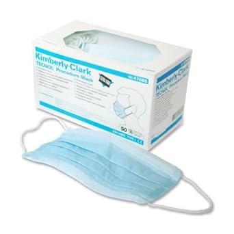 Amazon.com: Kimberly Clark Procedure Mask with Earloops - Model KCP ...