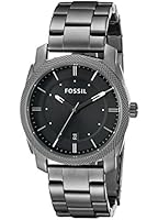 Amazon.com: Fossil FS4775 Machine Three Hand Stainless Steel Watch ...