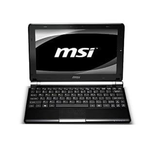 MSI U160-472US 10-Inch Netbook - Black