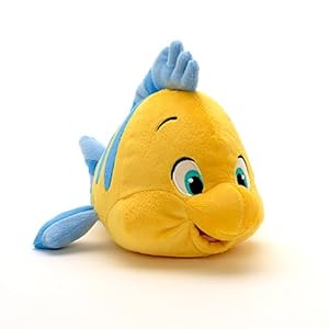 Amazon.com: Disney The Little Mermaid: Flounder Plush 10'': Toys & Games