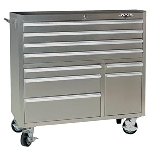 Amazon.com: Viper Tool Storage V4109SSR 41-Inch 9-Drawer 304 Stainless ...