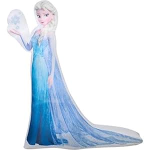 Amazon.com : Christmas Inflatable 5' LED Photoreal Elsa Disney Frozen ...