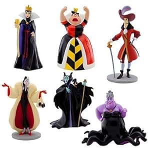 Amazon.com: Disney Villains Figure Play Set 6 Pieces: Toys & Games