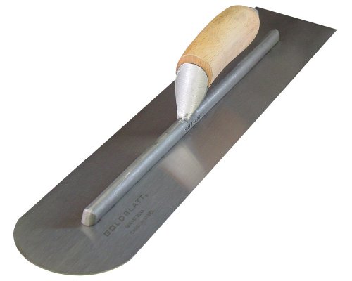 Goldblatt G06187 Round/Flat Finishing Trowel Hardware Tools Masonry ...
