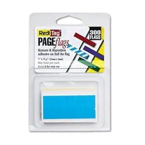 Amazon.com : RTG20032 Small Rectangular Removable/Reusable Page Flags ...
