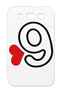 Amazon.com: Number 9 Amp Heart TPU Tear-resistant Awesome Illustration ...