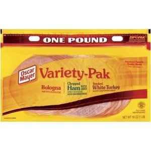 Amazon.com : OSCAR MAYER LUNCH MEAT COLD CUTS VARIETY PACK BOLOGNA ...